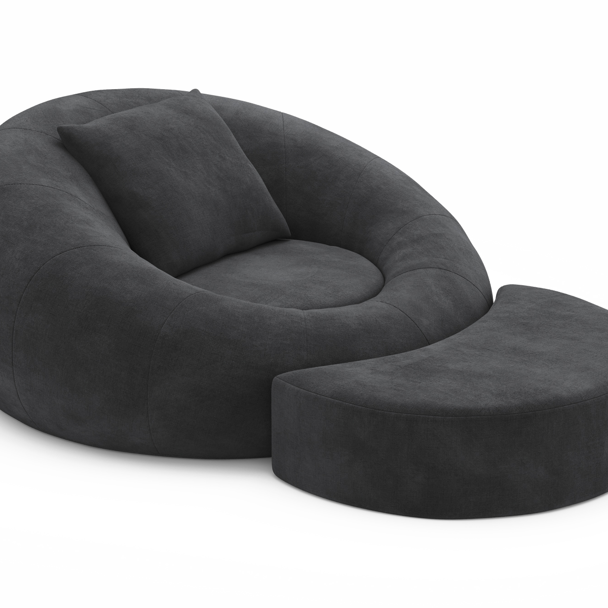 Grace Fabric Cuddle Seat by Valencia | Cozy Chair with Footrest ...