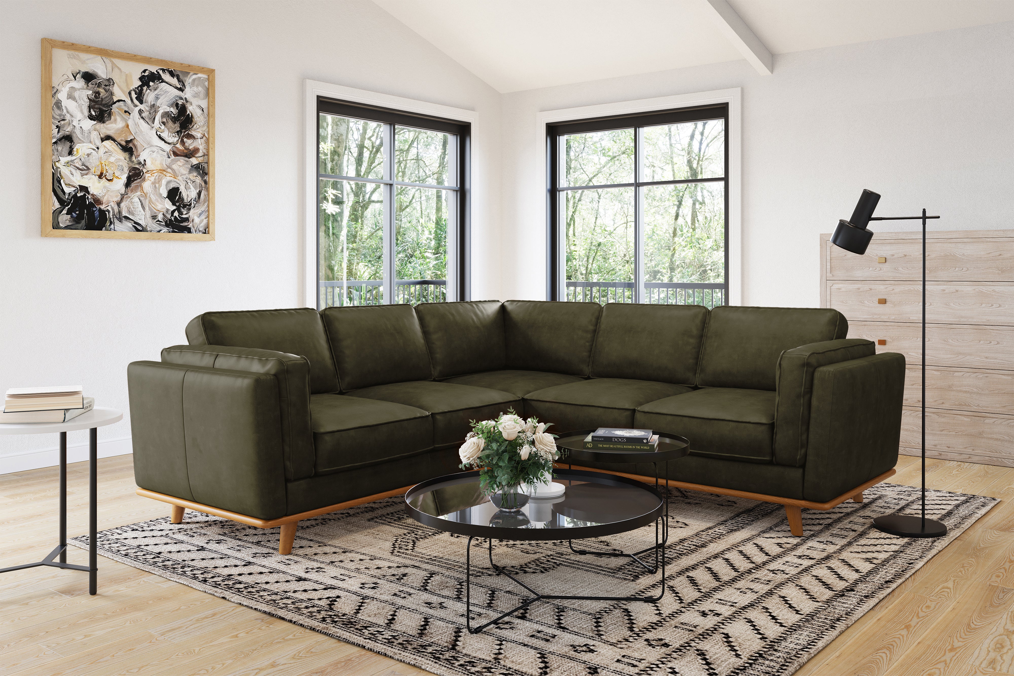 Corner shape sofa store