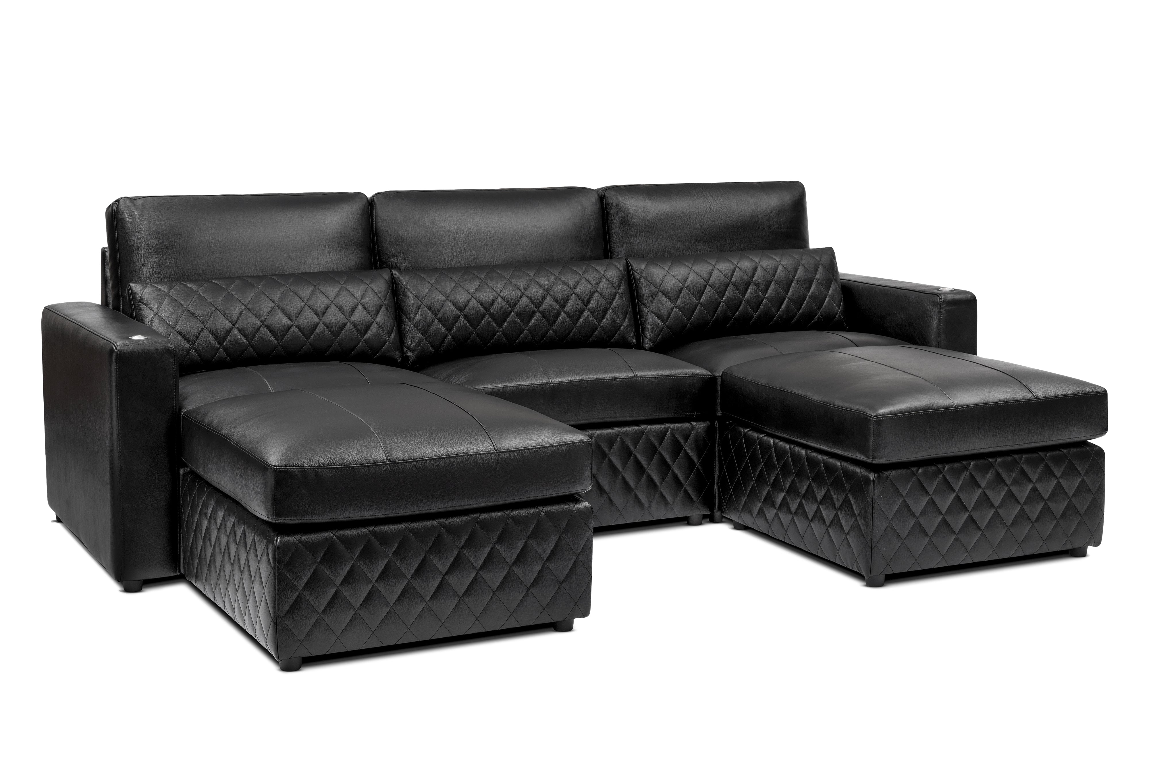 Marceline leather 123 sectional store