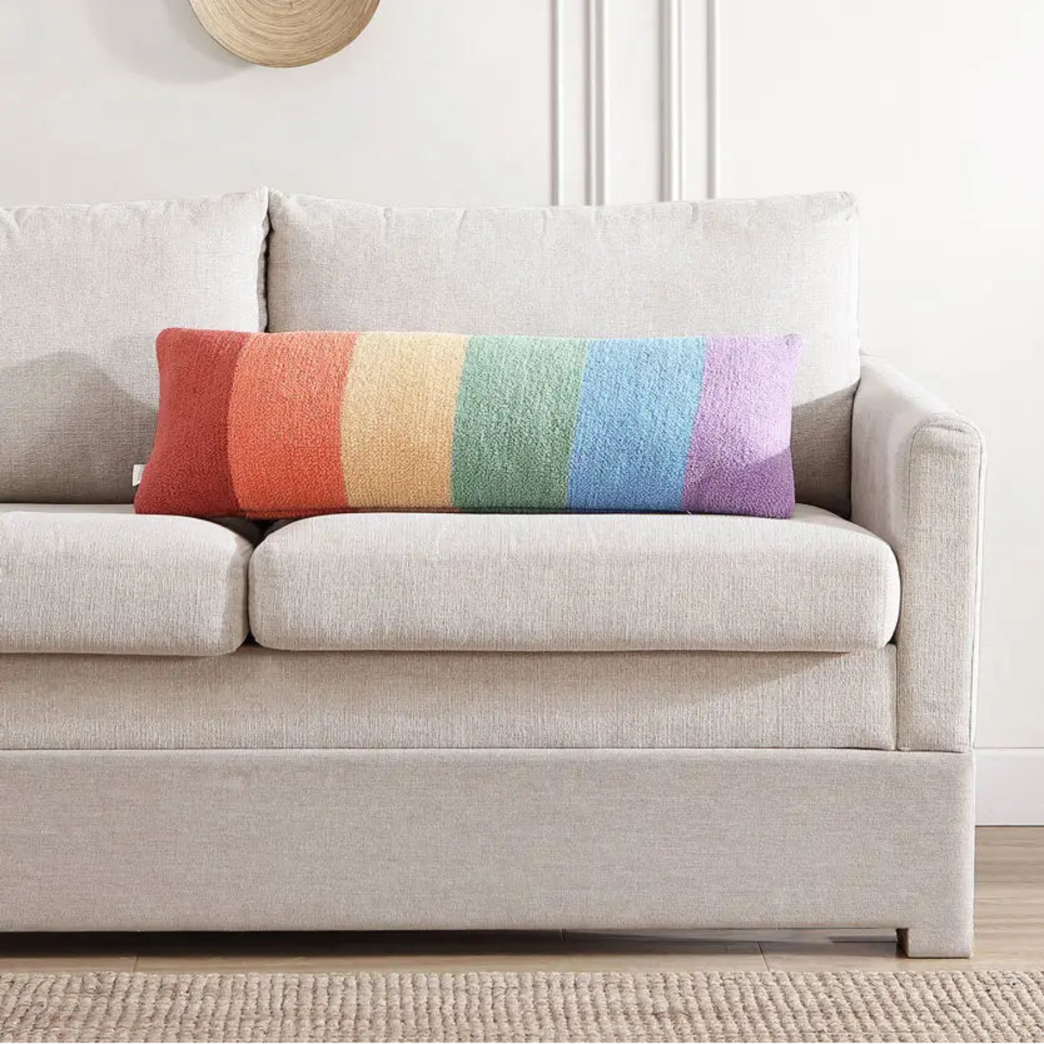 Rainbow Lumbar Pillow