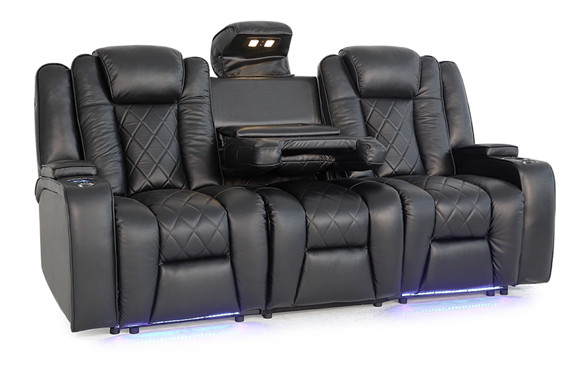 Customize Your Home Theater with Premium Leather Seating