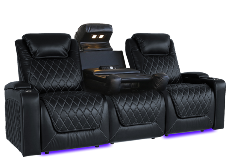 Customize Your Home Theater with Premium Leather Seating